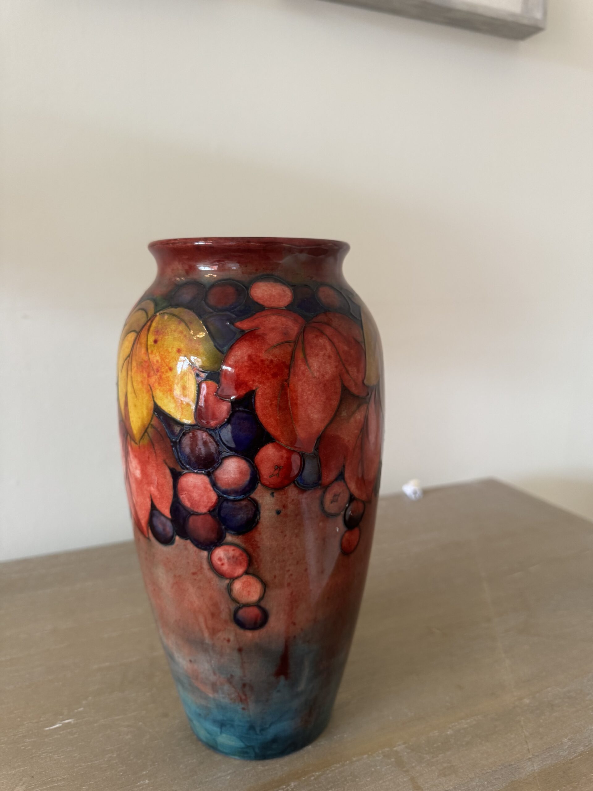 William Moorcroft Leaf & Berry Flambe Vase – Southport Ceramics